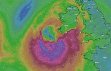 Storm Tracker Track Storm Agnes As It Bears Down On Ireland With