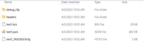 Tas2x63evm What Is The Use Of Different Multiple Output Files