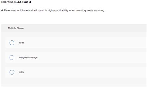 Solved Required Information Exercise 6 4a Calculate