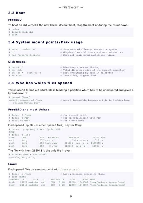 2345014 Unix Linux Bsd Cheat Sheets I