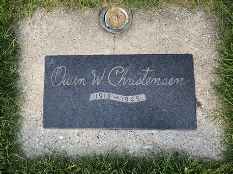 Owen Woodrow Christensen 1913 1949 Mémorial Find A Grave