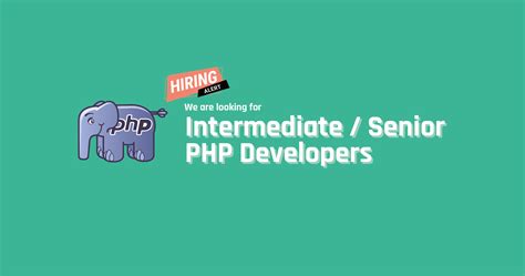 Hiring Alert We Are Looking For Php Developers Silverstripers