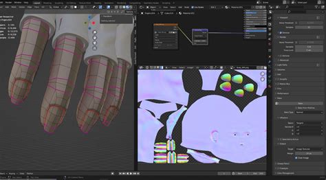 Why Are My Normals Not Baking Correctly On Fingers Rblender