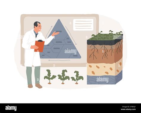 Soil Type Isolated Concept Vector Illustration Gardening And Agronomy Agricultural Practice