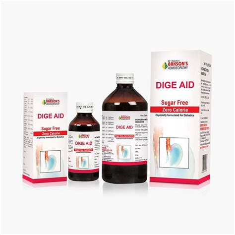 Bakson Dige Aid Syrup Sugar Free Dr Homoeo Pharmacy