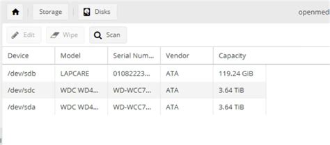 File System Missing General Openmediavault