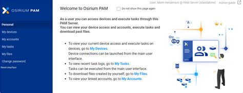Pam Admin Interface Pam User Guide 905