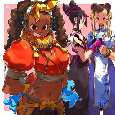 Chun Li Han Juri And Kimberly Street Fighter And 1 More Drawn By Andrewcockroach Danbooru