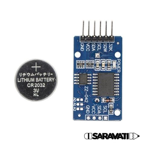 módulo rtc ds3231 real time clock 3 3v 5v