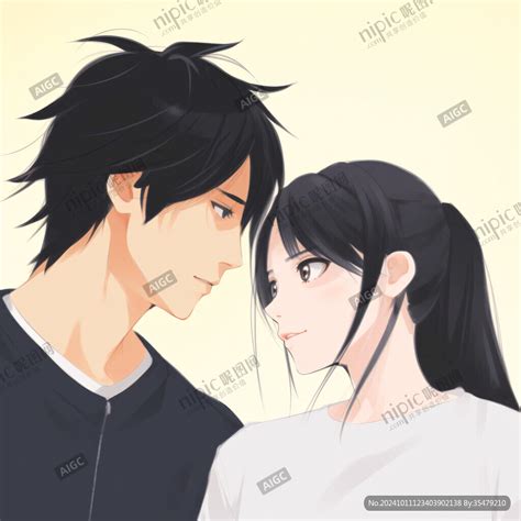 ai创作图情窦初开插画 青春年少校园漫画人物 男女朋友插画 青春题材人物插图 告白表白插画 插画情侣 青春男生女生 情侣插画男 情侣头像插画