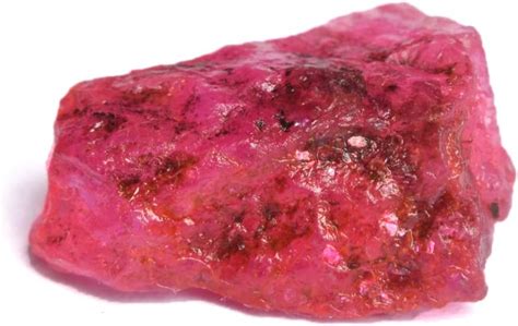 Uncut Unpolished Ruby 925 Solid Sterling Silver 3 Stone Roughraw