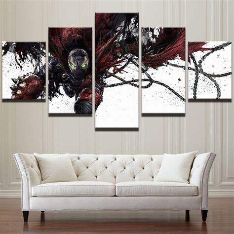 Red Spawn Canvas Wall Art Pencil Canvas