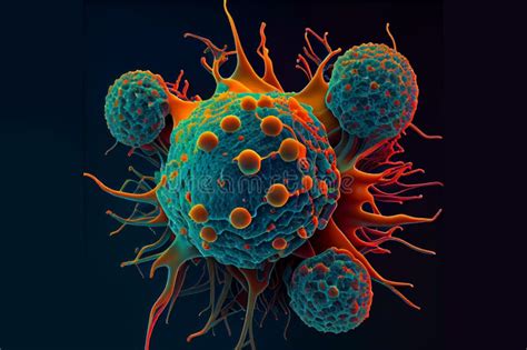 Cancer Cells Destroyed By Oncogenic Virus Cell Modifying Virus