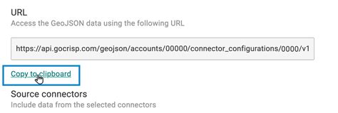 Geojson Connector Setup Guide Crisp Knowledge Base
