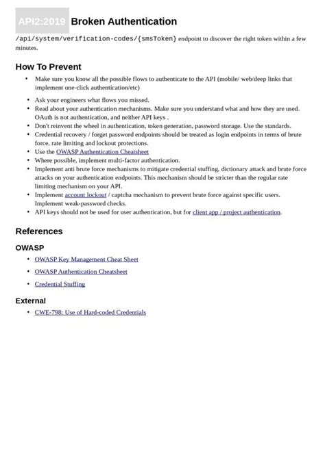 OWASP API Security Top PDF