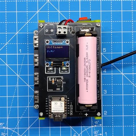 Li Ion Cell Charger With TP4056 And XIAO ESP32S3 Hackaday Io