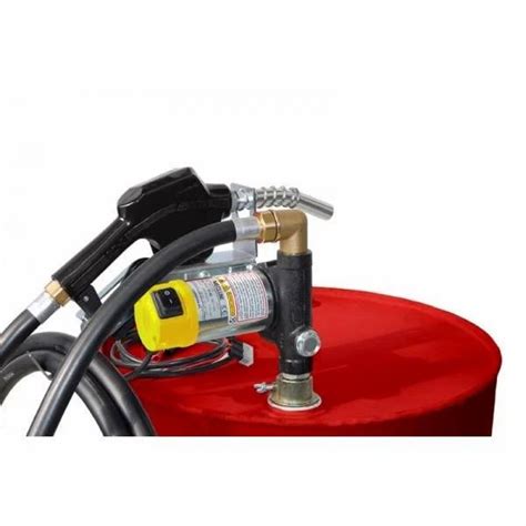Stainless Steel Diesel Barrel Kit 45lpm 12v Man Nozzle Flow Meter Digita For Industrial At