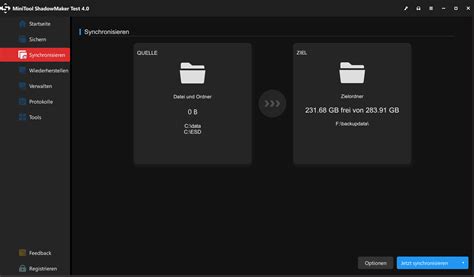 So Synchronisieren Sie Dateien Mit Minitool Shadowmaker Minitool