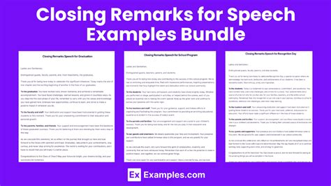 32 Closing Remarks For Speech Examples