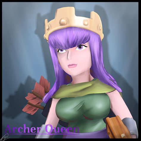 Archer Queen Clash Of Clans Speedpaint By SwiftSandStorm On DeviantArt