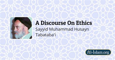 A Discourse On Ethics A Discourse On Ethics Al