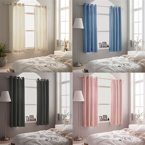 아일렛형 고밀도 3중직 프리미엄 작은창 암막커튼 135x170cm 1장 온채널