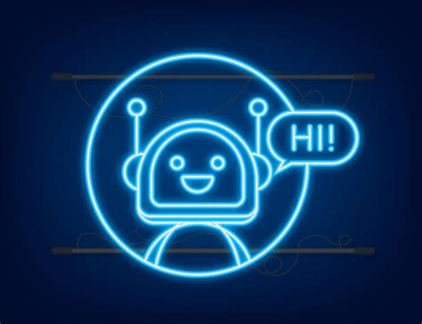 Premium Vector Robot Icon Bot Sign Design Chatbot Symbol Concept
