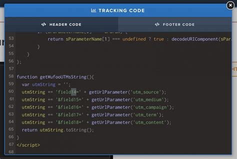 how to capture utm parameters in your wufoo form [code included