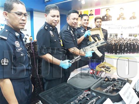 Lelaki Miliki Senjata Api Tiruan Ditangkap Utusan Borneo Online