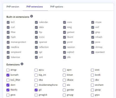 How To Manage Php Extensions And Options In Hostinger Hostinger Help Center