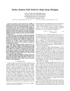 Fillable Online Markov Random Field Model For Single Image Defogging Ifsttar Fax Email Print