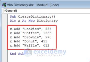 How To Use VBA Dictionary In Excel 6 Practical Examples