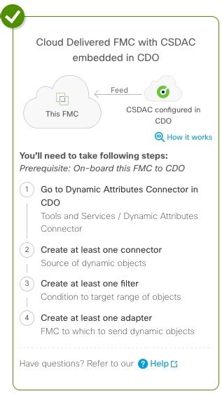 Create Dynamic Objects With Cloud Delivered Firewall Management Center