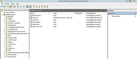 active directory users and computers active directory users and