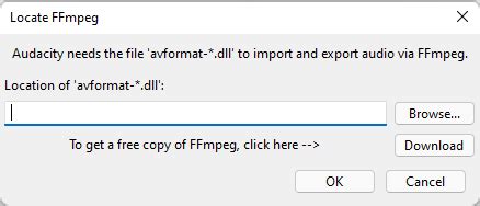 Cómo instalar el complemento FFmpeg en Audacity