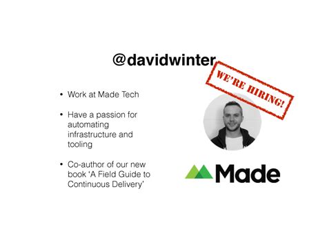Building A Continuous Delivery Pipeline In 5 Minutes Speaker Deck