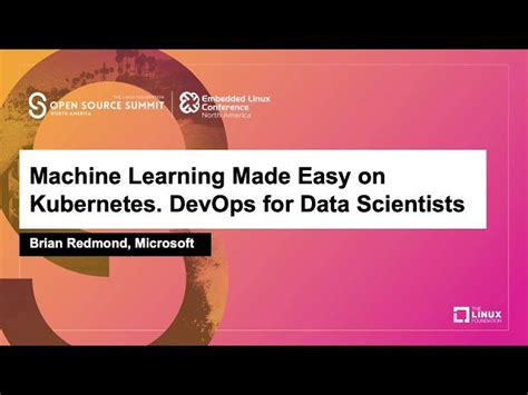 conference talks talk machine learning made easy on kubernetes