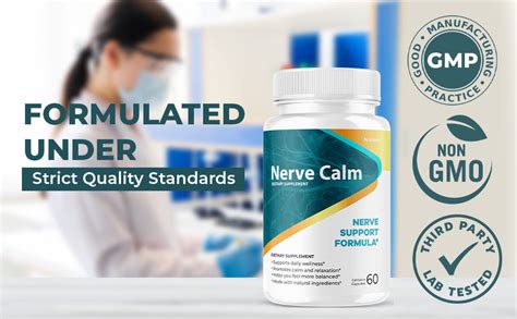 2 Pack Nerve Calm Capsules Official Nervecalm Premium