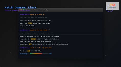 Watch Command Linux Monitor And Execute Commands Repeatedly In Real