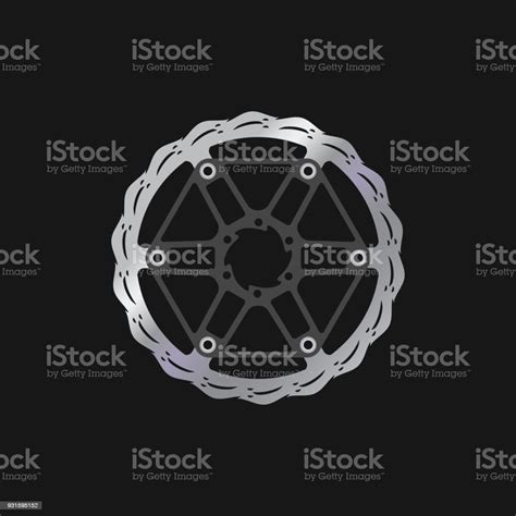 Mtb 자전거 자전거 브레이크 디스크입니다 현실적인 벡터 일러스트 레이 션 강철에 대한 스톡 벡터 아트 및 기타 이미지 강철 개선 검은색 Istock