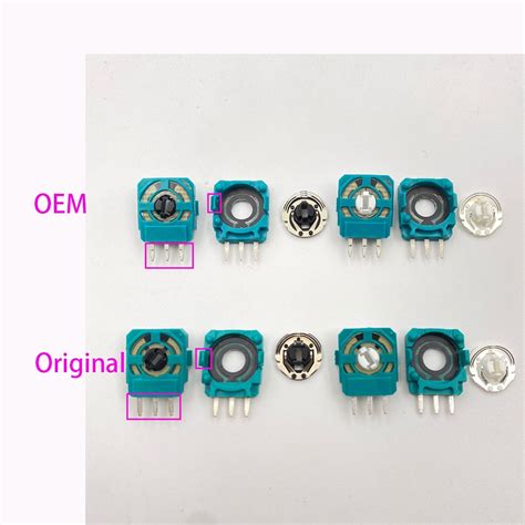100pcs for ps4 ps5 joystick axis analog sensor green part module micro