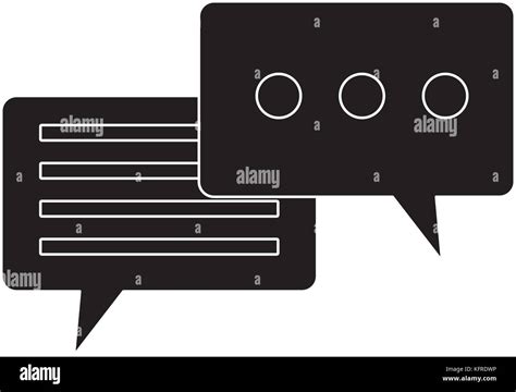Chat Bubbles Symbol Stock Vector Image Art Alamy