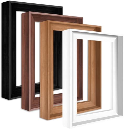 Canvas Floater Frames Kit 1 25 Deep Floating Frame Wall