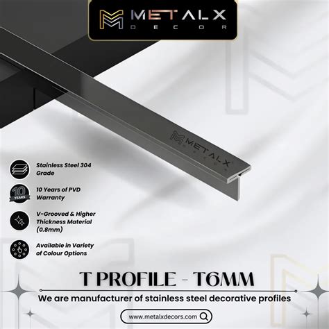 T Profile Ss Cladding Grade 304 Interior At ₹ 299piece In Mumbai Id 2856259755612