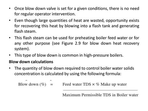 Boiler Blow Down Pdf Chemistry Science