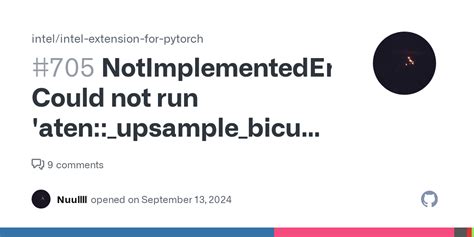 notimplementederror could not run aten upsample bicubic2d aa out