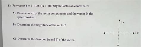 Solved For Vector B N X N Y In Cartesian Chegg