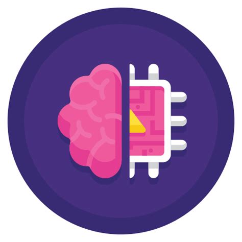Machine Learning Flaticons Flat Circular Icon
