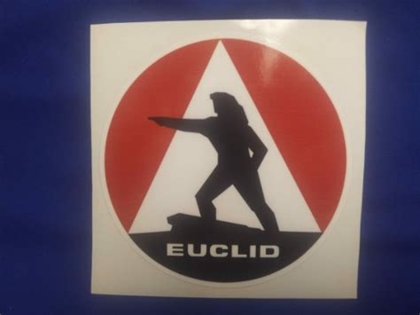 Buffalo Road Imports Euclid Sticker 10 240mm Diameter Advertising Stickers Diecast Scale Models