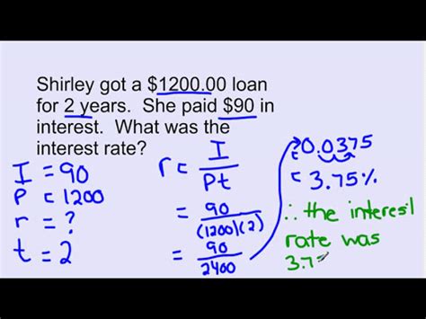 Simple Interest Tutorial - YouTube